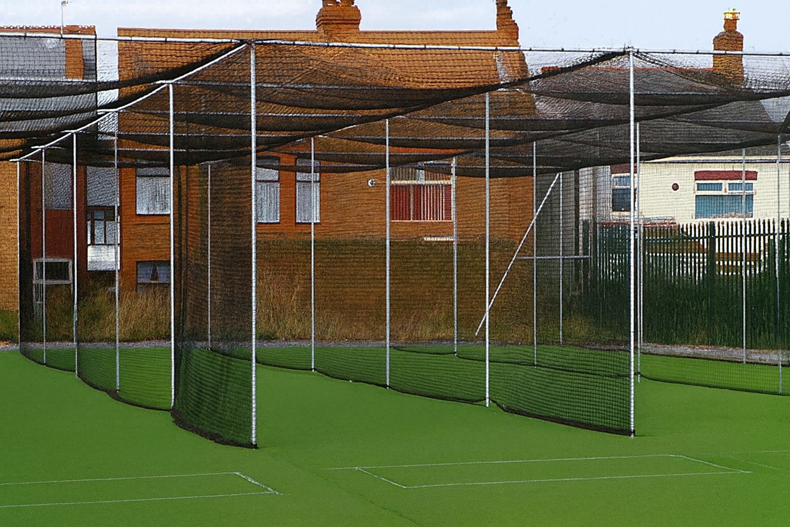 3 Bay Heavy Duty Fixed Cricket Cage & Net - 14.64m x 10.98m | Nets4You ...