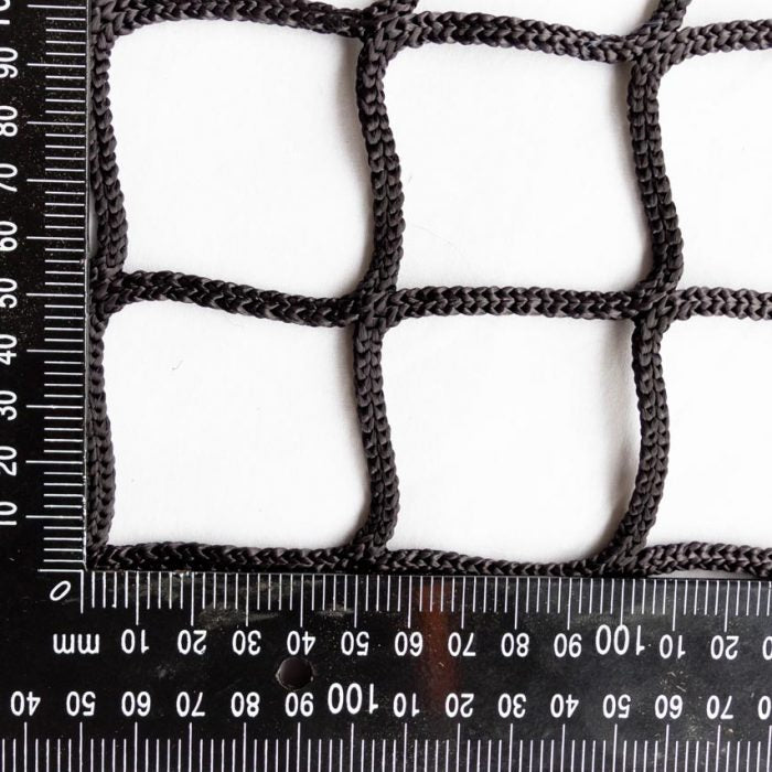 Extra Heavy Duty Cargo Net Nylon 50mm mesh Black 3.6m x 1.5m | Nets4You ...