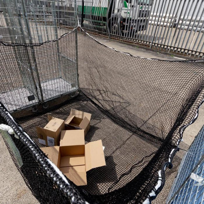 Recycling and Waste Management Net 1.83m x 1.83m - Cube with Open Top ...