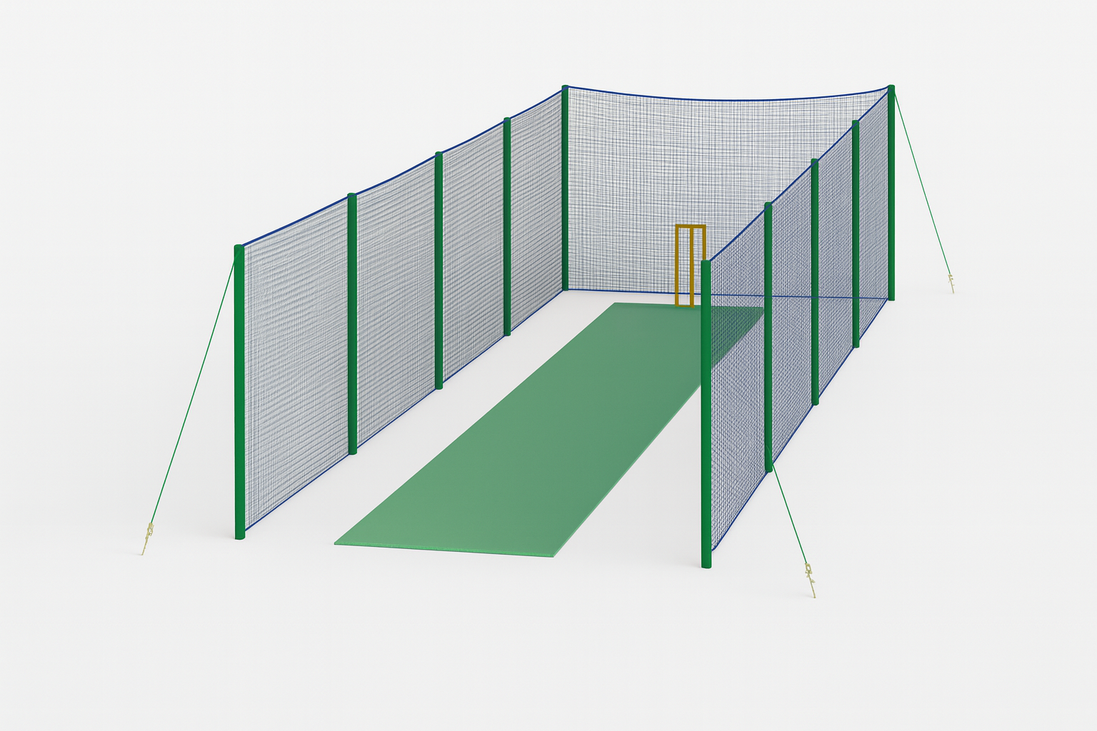 Single Lane Cricket Net & Pole Kit - 14.64m Long | Nets4You | Bespoke ...